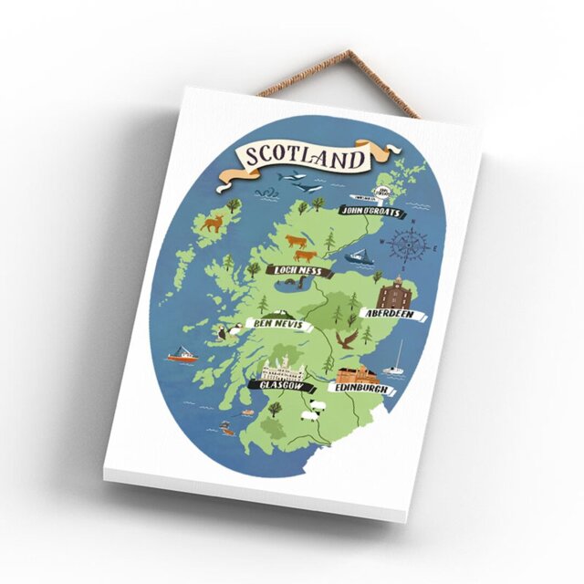 Scotland Map of Scotland Wall Décor by Wayfair | ufurnish.com
