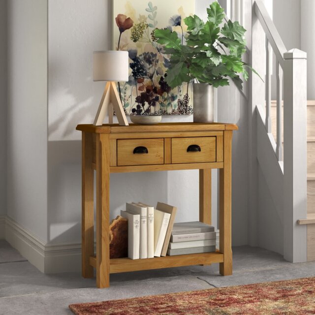 Racquel 75cm Solid Wood Console Table by Wayfair | ufurnish.com