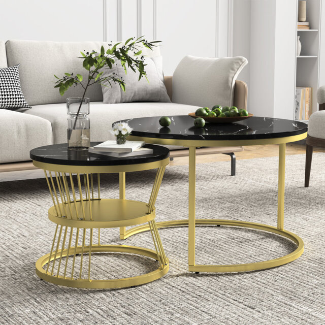 Trestle Coffee Table with Storage by Wayfair | ufurnish.com