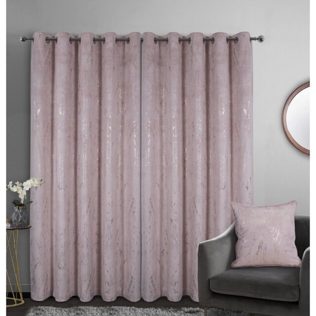 Marble Splash Effect Eyelet Blackout Thermal Curtains by Wayfair ...