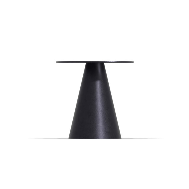 Artù - Base Cone For Round Dining Table, In Metal Black Color by ...