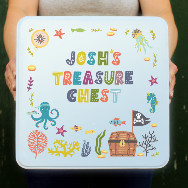 Personalised Treasure Chest Metal Box by Wayfair | ufurnish.com