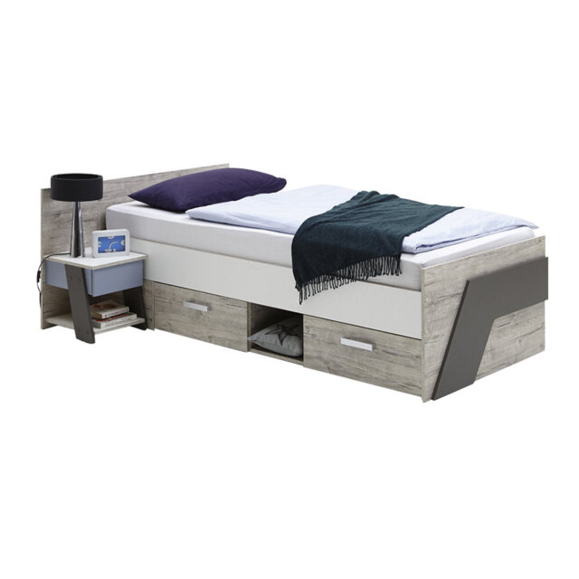 Cothran European Single Bed Frame by Wayfair | ufurnish.com