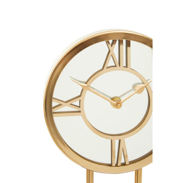 Mateo Analog Metal Mechanical Tabletop Clock by Wayfair | ufurnish.com