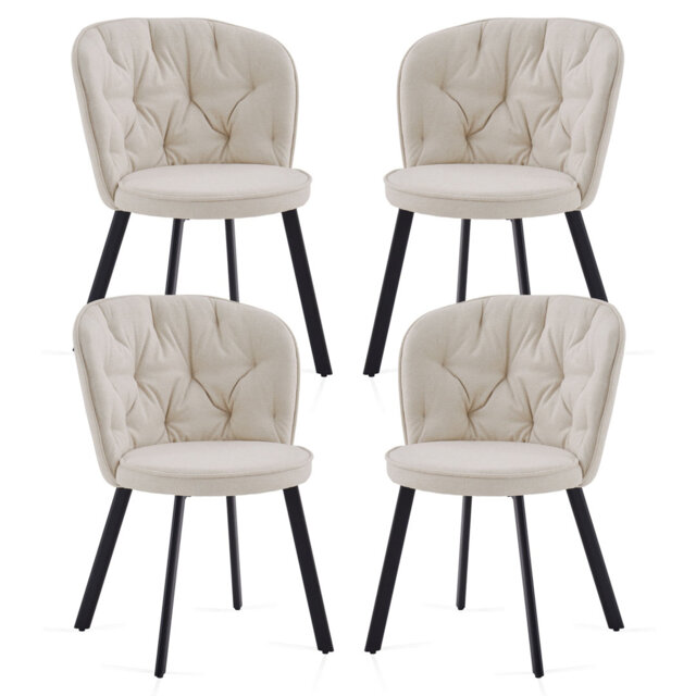 Soft Frabic Upholstered Dining Chairs by Wayfair | ufurnish.com