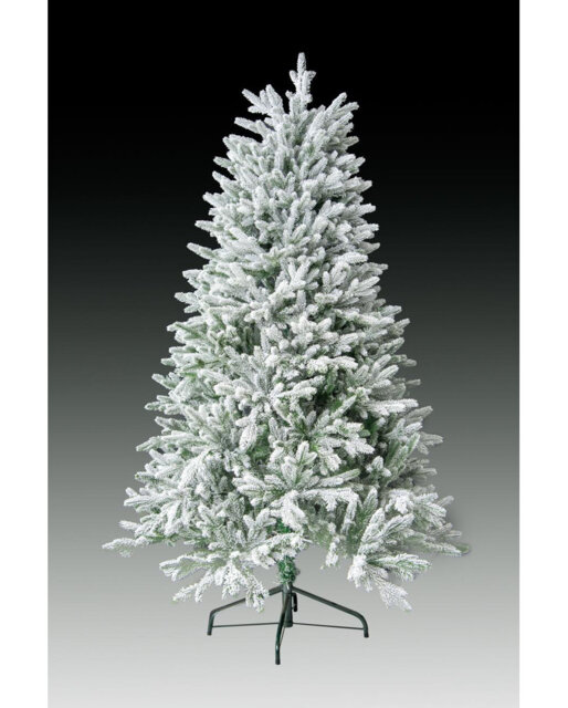Rosalind Wheeler Frosted Snow Flocked Green Oregon Pine Tips Bushy ...