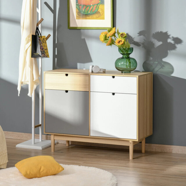 Gendry 100 Cm Wide 2 Drawer Sideboard by Wayfair | ufurnish.com