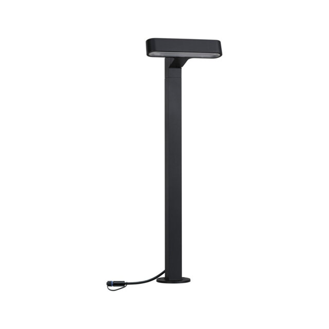 Black Plug-in Integrated LED Metal Bollard Light by Wayfair | ufurnish.com