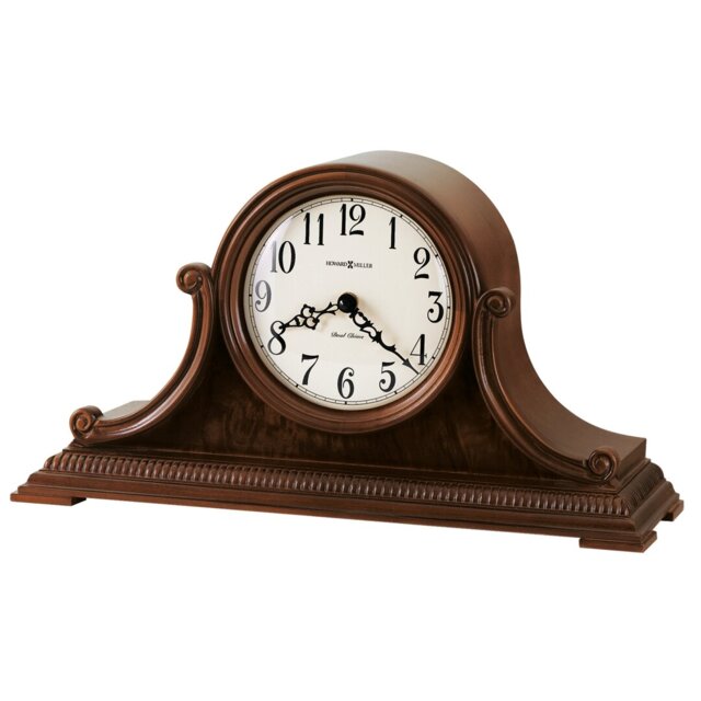 Albright Traditional Analog Wood Quartz Tabletop Clock in Windsor ...
