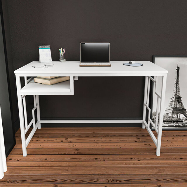 Marquala 120cm Wide Metal Frame Computer Desk by Wayfair | ufurnish.com