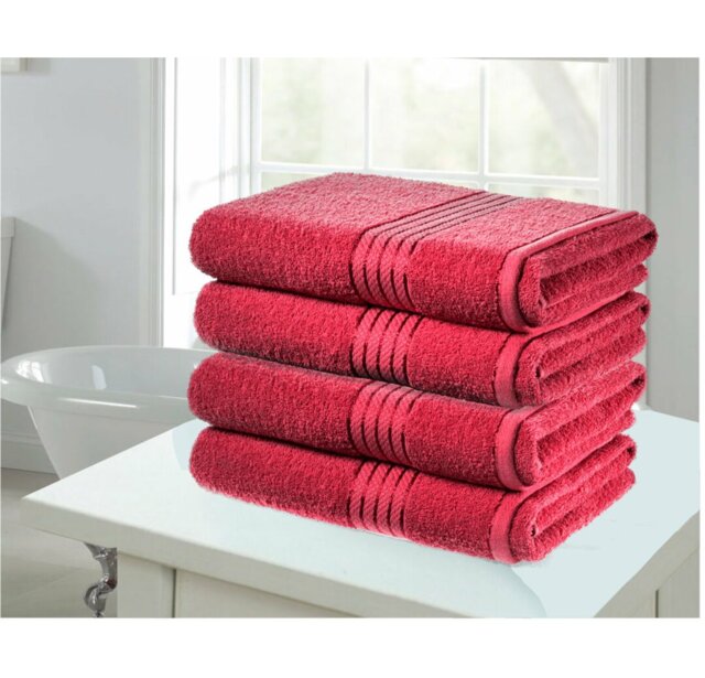 Hampton 4 Piece Bath Sheet Same-Size Bale by Wayfair | ufurnish.com