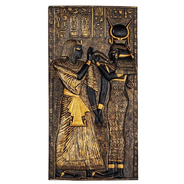Egyptian Temple Stele Plaque Isis Wall Decor by Wayfair | ufurnish.com