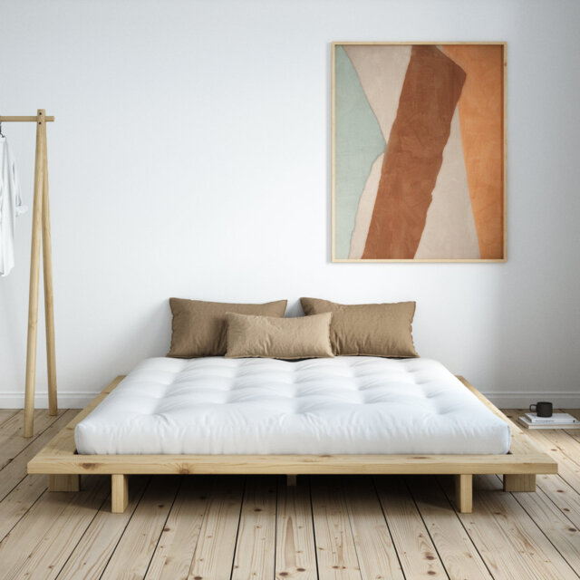 Japan Bed Frame, FSC certified pine wood, Made in Europe, Scandinavian ...