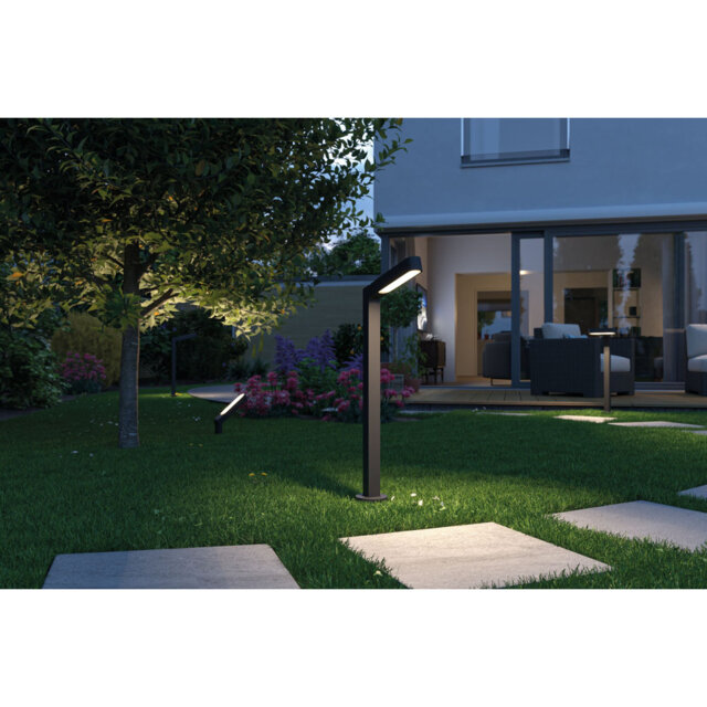 Plug & Shine LED bollard light Ito vertical alignment IP65 3000K 6W ...