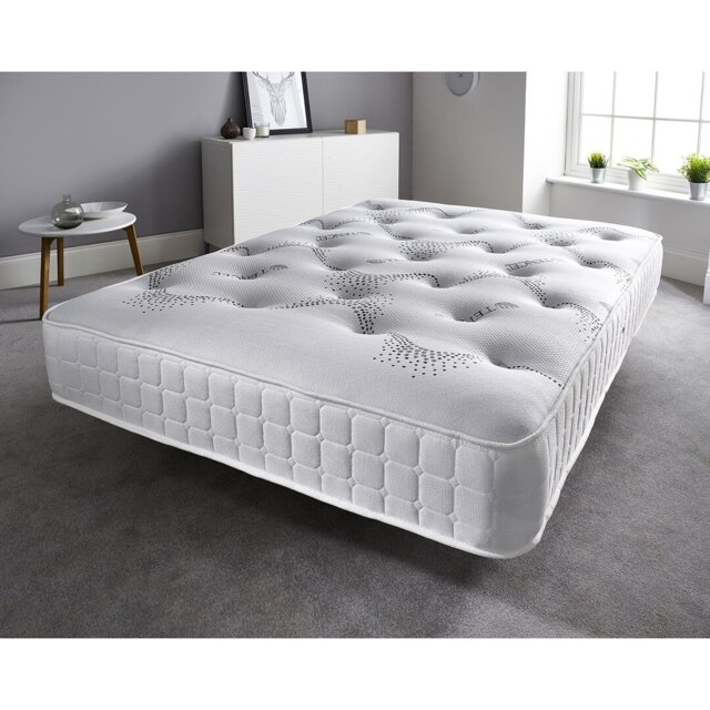 Natural Open Coil Spring System Mattress by Wayfair | ufurnish.com