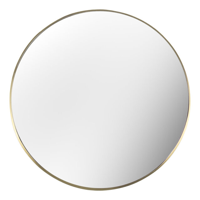 Round Metal Wall Mounted Accent Mirror by Wayfair | ufurnish.com