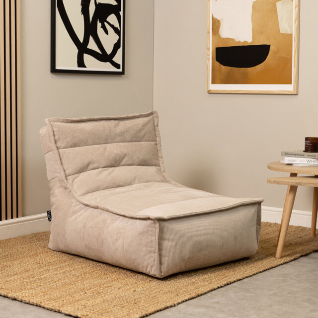 Icon Otto Corduroy Lounger Bean Bag Set by Wayfair | ufurnish.com
