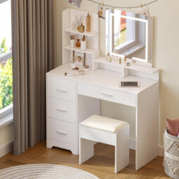 Argos Home Canzano Mirrored 2 Drawer Dressing Table Set by Argos ...