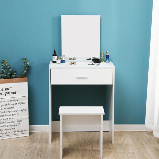 Dondrell Dressing Table Set with Mirror by Wayfair | ufurnish.com