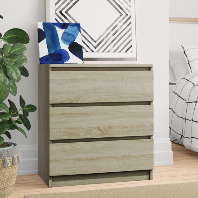 Tonya 3 Drawer 70Cm W Chest Of Drawers by Wayfair | ufurnish.com