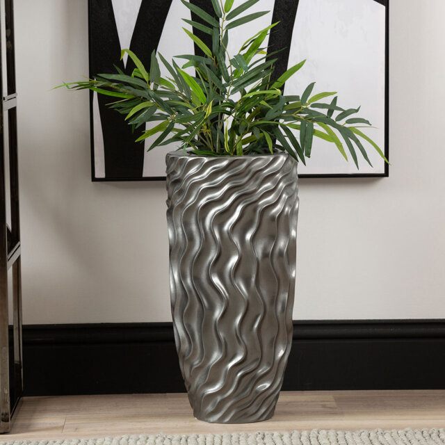 Ripples Design Polyresin Vase for the Living Room, Classy Vase Decor by ...