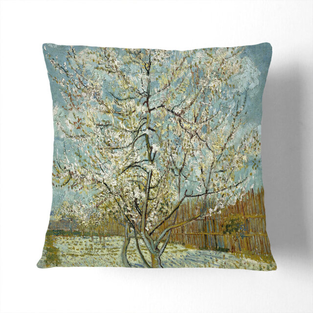 The Pink Peach Tree Scatter Cushion with Filling by Wayfair | ufurnish.com