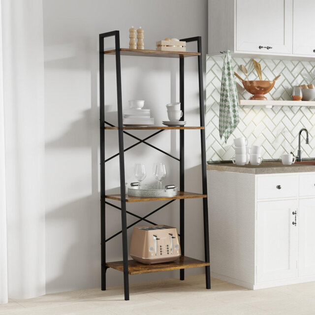 Cayuse 150cm H x 56cm W Metal Ladder Bookcase by Wayfair | ufurnish.com