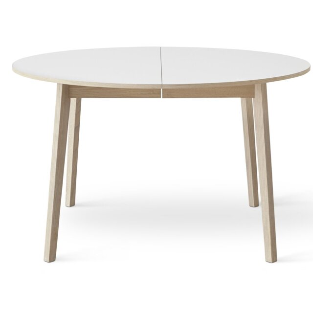 Single Extendable Dining Table with Solid Wood Legs 130/228 cm by ...