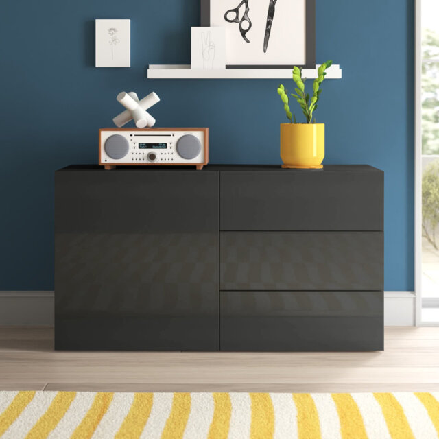 Cadiz 110 Cm Wide 3 Drawer Sideboard by Wayfair | ufurnish.com