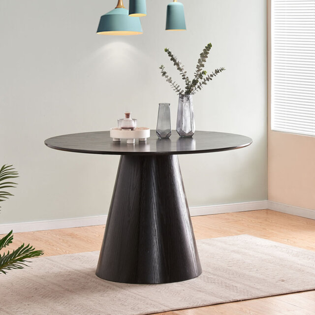 Oscura 120cm Round Dining Table by Wayfair | ufurnish.com
