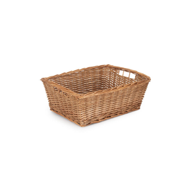 Lily Manor Wicker Large Deep Storage Tray Basket by Wayfair | ufurnish.com