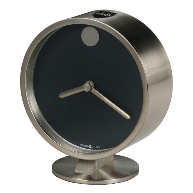 Aurora Modern Analog Metal Quartz Tabletop Clock in Black by Wayfair ...