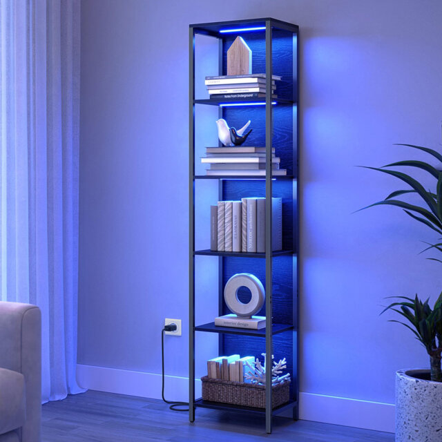 6-Tier LED Bookcase by Wayfair | uFurnish.com