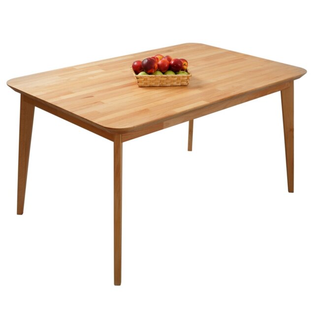 Dantzler solid wood dining table by Wayfair | ufurnish.com