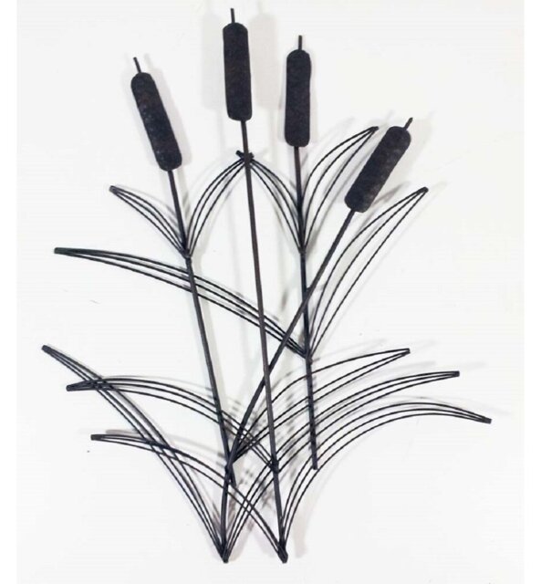 Small Bullrush Reed Scene Wall Décor by Wayfair | ufurnish.com