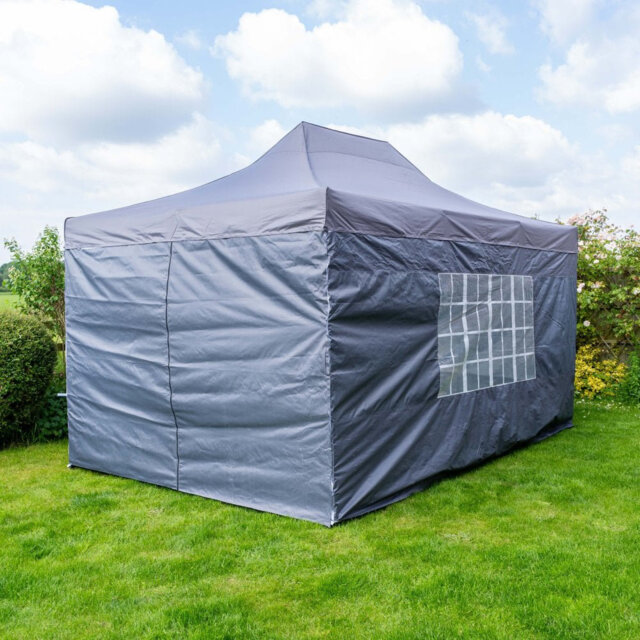 3x4.5m Pop Up Gazebo Dark Grey by Wayfair | ufurnish.com