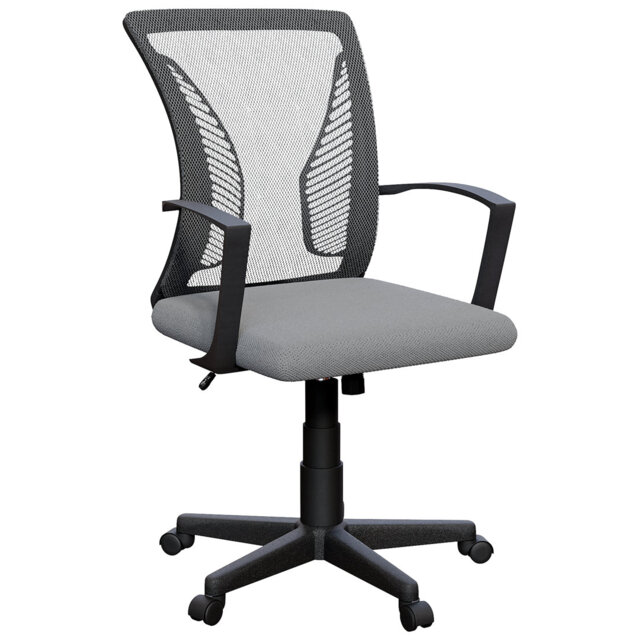 Office Desk Chair With Arms, Adjustable, Swivel, Comfortable Desk Chair ...