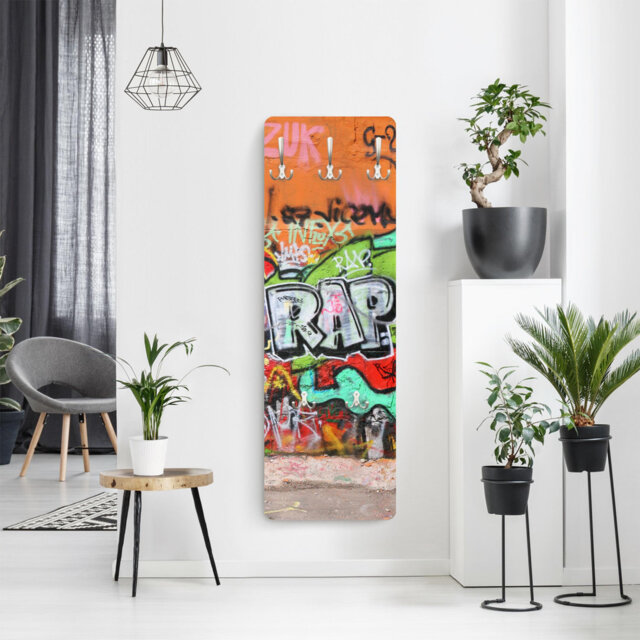 Graffiti Wall Mounted Coat Rack by Wayfair | ufurnish.com