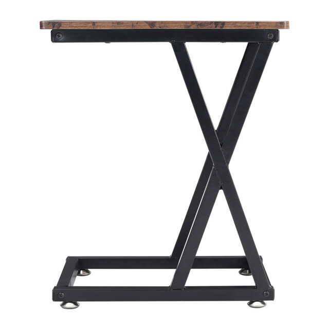 American Vintage Colour Black Steel Tube Side Table by Wayfair ...