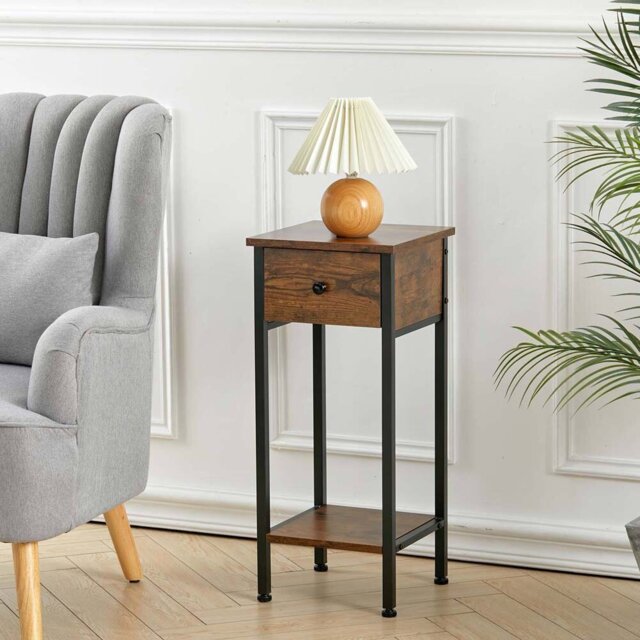 Piatto Side Table with Storage by Wayfair | ufurnish.com