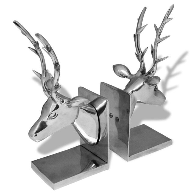 Deer Aluminium Bookends by Wayfair | ufurnish.com