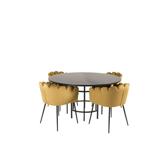 Lowell 4 - Person Dining Set by Wayfair | ufurnish.com