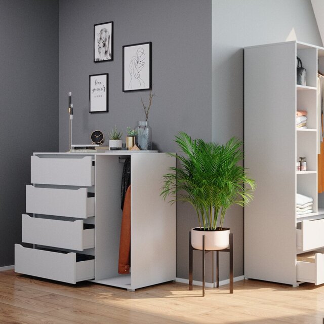 Ambrette 4 Drawer Combi Chest by Wayfair | ufurnish.com