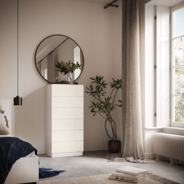 Leonardo - Minimal 6-drawers chest - totally assembled by Wayfair ...