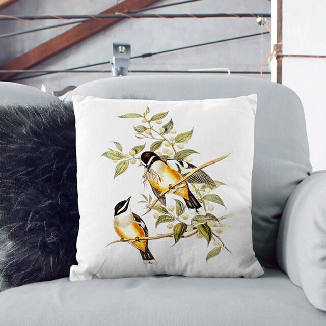 Buff-Sided Robins by Elizabeth Gould Cushion with Filling by Wayfair ...