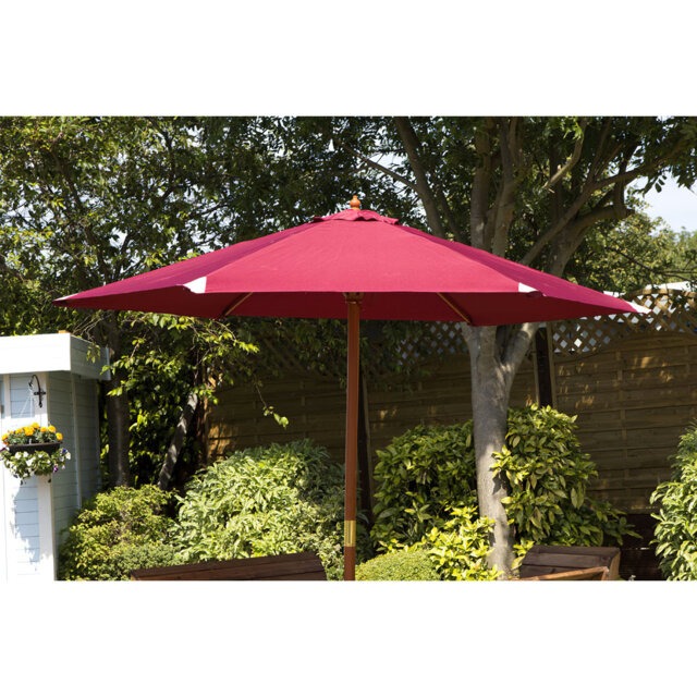 Laketta 1.45m Traditional Parasol by Wayfair | ufurnish.com