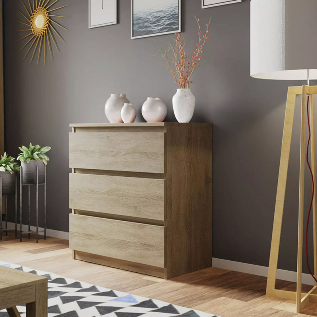 Traynor 3 Drawer 70cm W Chest of Drawers by Wayfair ufurnish