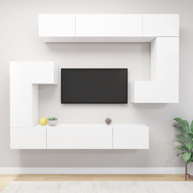 "Azeez 8 Piece Entertainment Unit for TVs up to 43""" by Wayfair ...