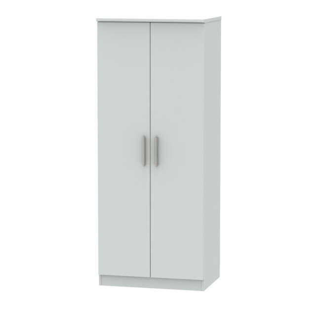 Silver 2 Door Wardrobe by Wayfair | ufurnish.com