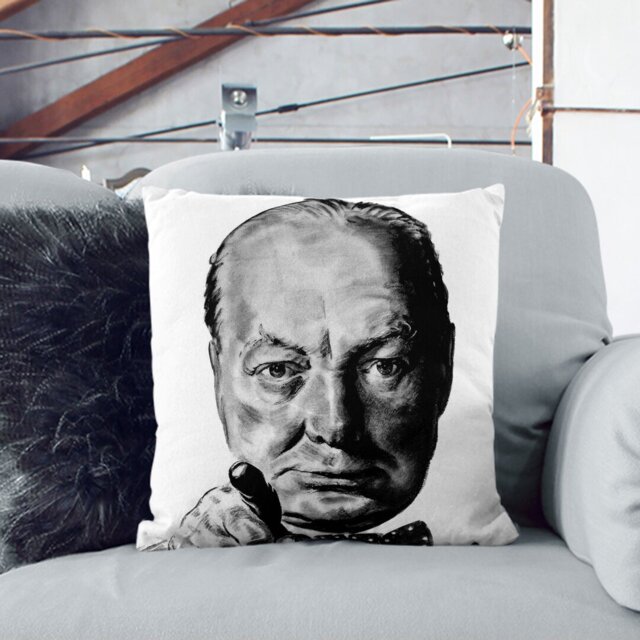Winston Churchill War Recruitment Scatter Cushion by Wayfair | ufurnish.com